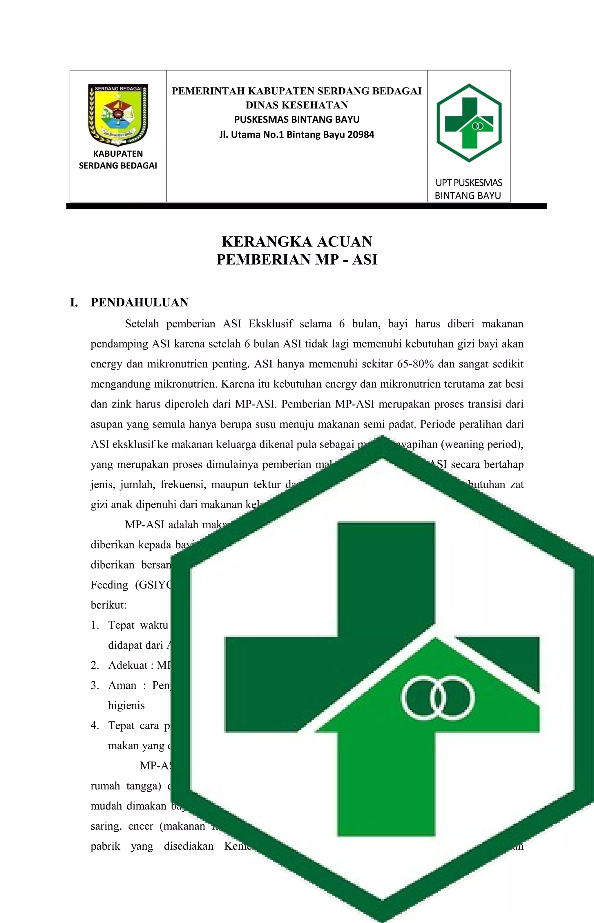 Kak distribusi mp asi | DOC