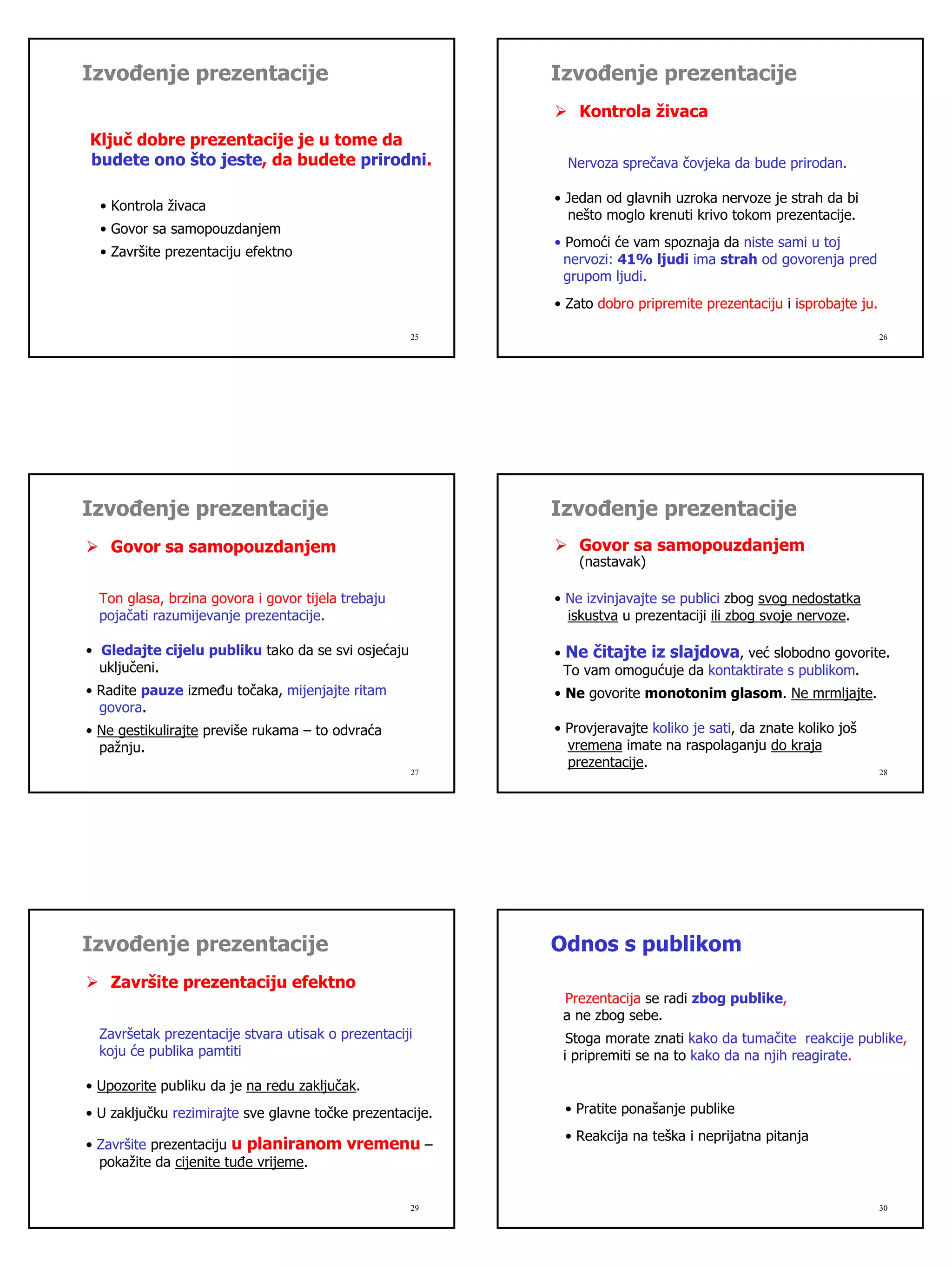Kako pripremiti prezentaciju? | PDF