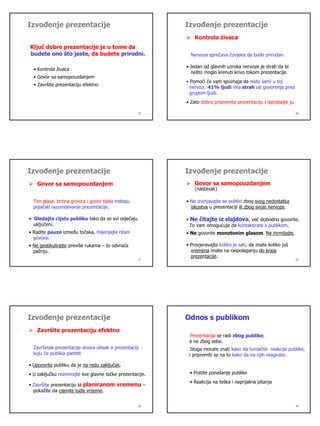 Kako pripremiti prezentaciju? | PDF