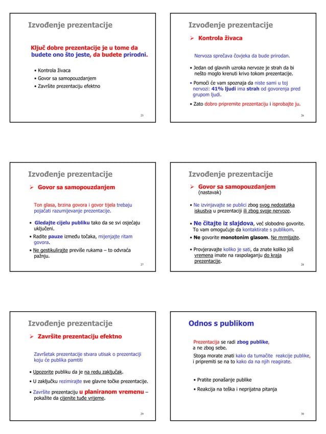 Kako pripremiti prezentaciju? | PDF