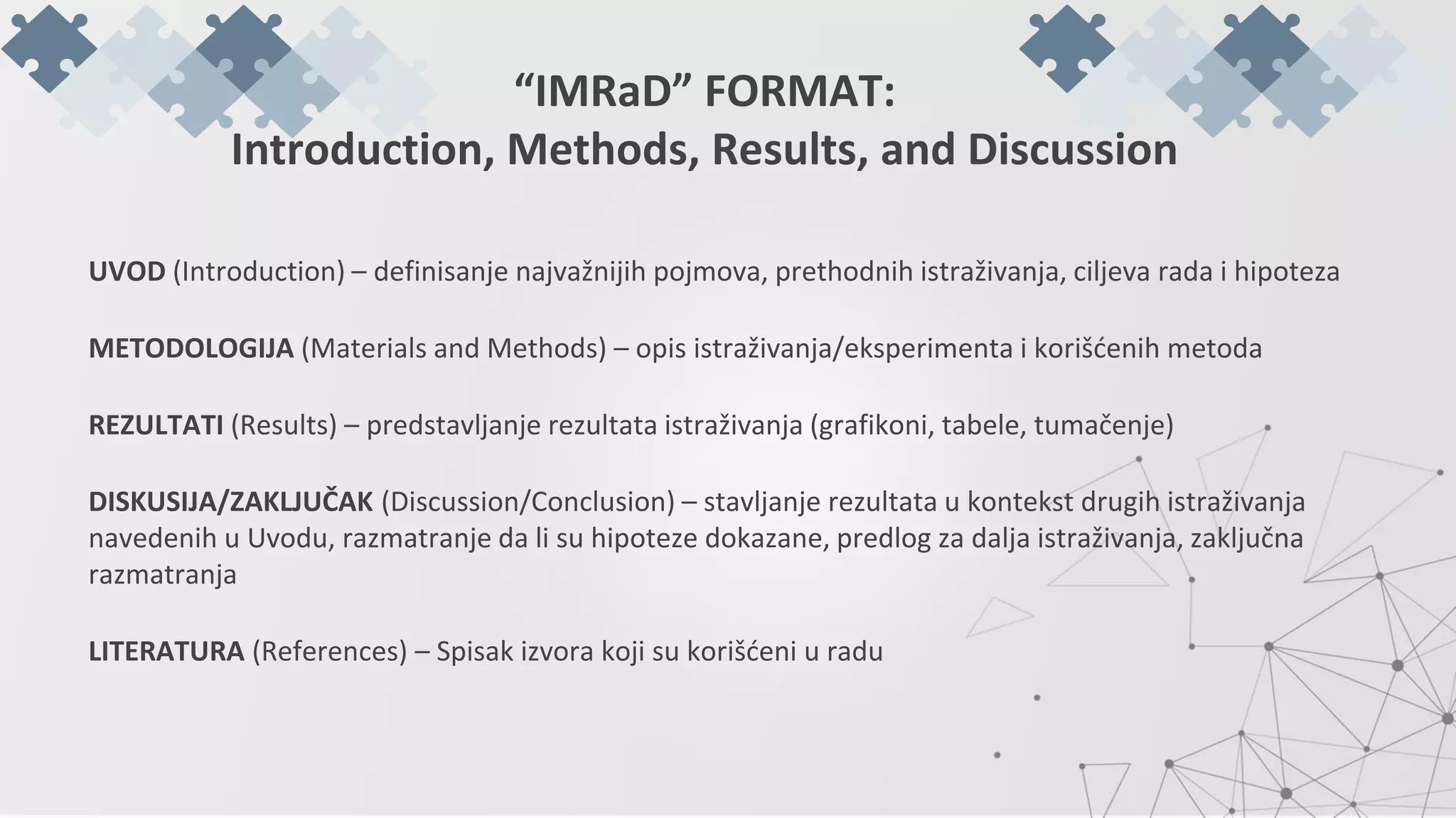Kako napisati naucni rad, gde ga objaviti i kako ga prezentovati - Sasa Trencic | PDF