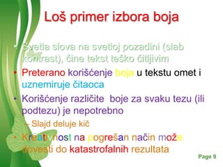 Kako napraviti dobru power point prezentaciju | PPSX