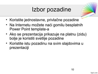 Kako napraviti dobru przentaciju | PPT
