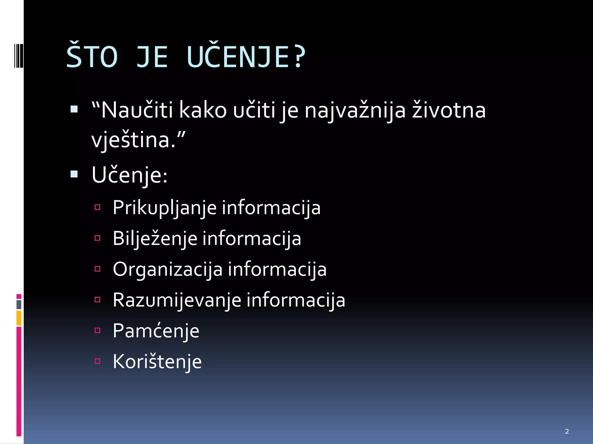 Kako uspjesnije uciti (1.dio) | PDF