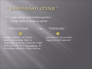 Kako Uspjesno Uciti | PPT