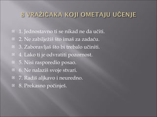 Kako Uspjesno Uciti | PPT