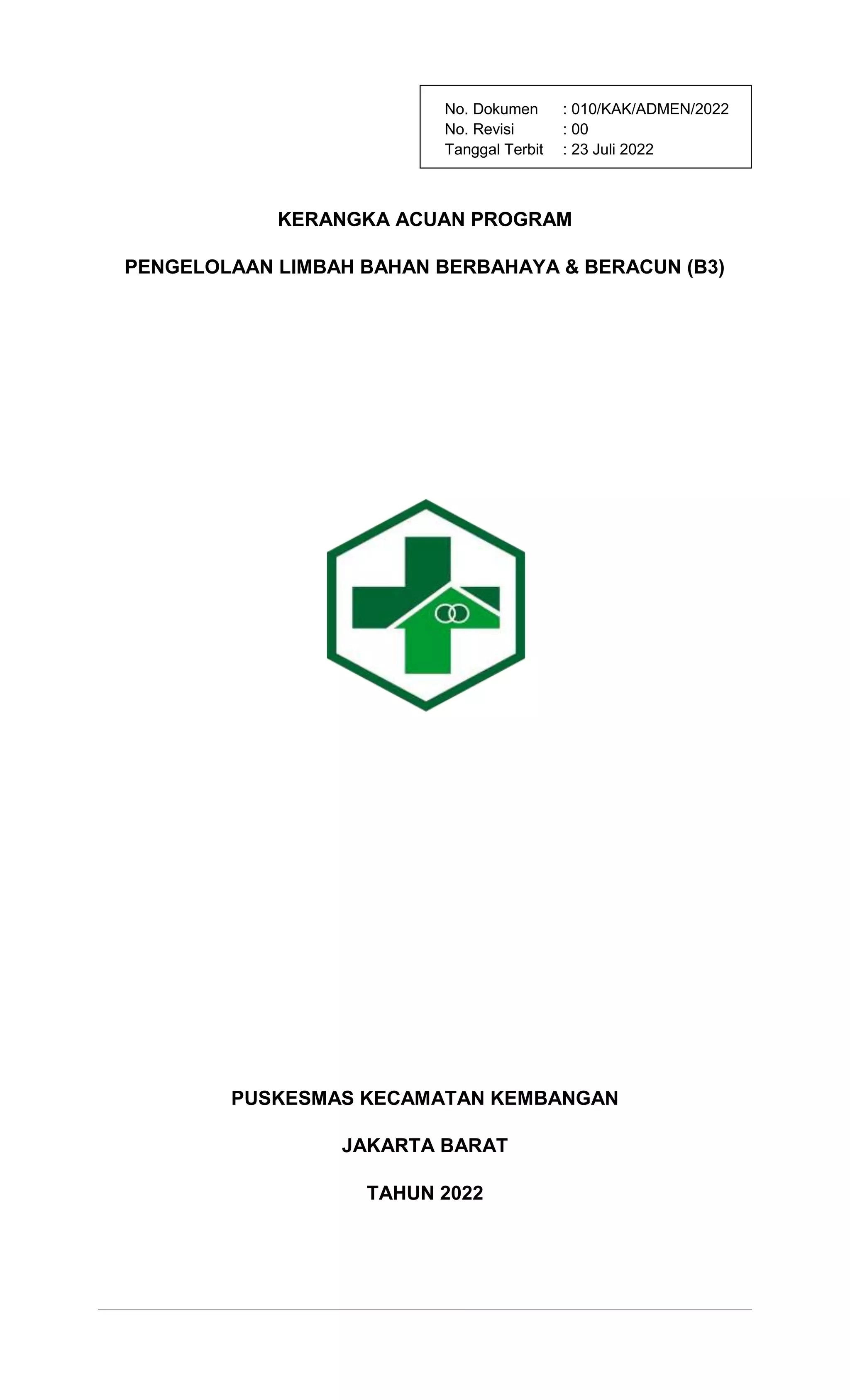 KAK PENGELOLAAN LIMBAH B3.doc