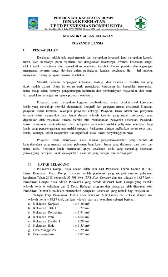 Kak posyandu lansia 2019 | DOCX