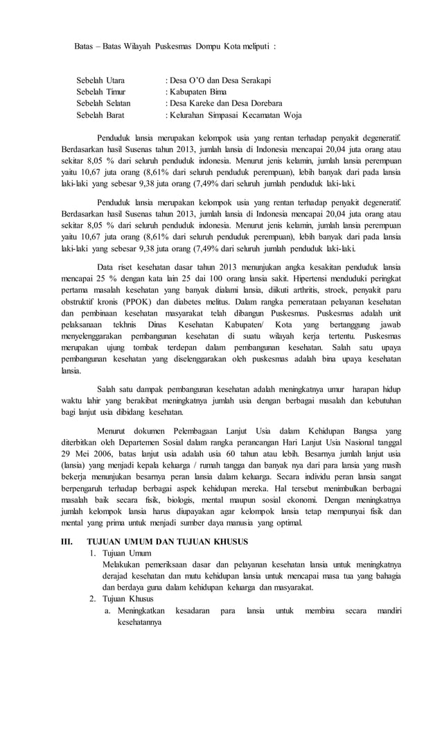 Kak posyandu lansia 2019 | DOCX