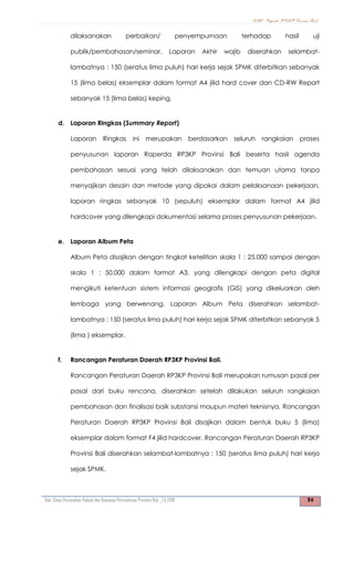 Kak raperda rp3 kp provinsi bali 2019 final | PDF