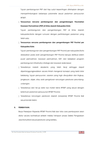 Kak raperda rp3 kp provinsi bali 2019 final | PDF