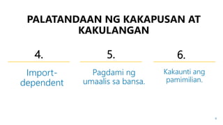 Kakulangan at Kakapusan | PPTX