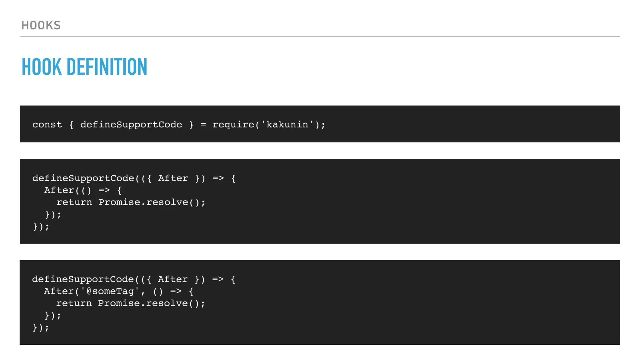 Kakunin E2E framework showcase | PPT
