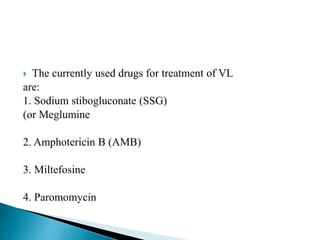 Therapy of leishmaniasis and filariasis | PPTX