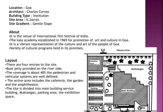 Kala academy, goa | PPTX