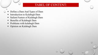 Kalabagh dam update | PPTX