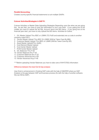 SAP FICO Collection | DOCX | Credit Cards | Personal Debt