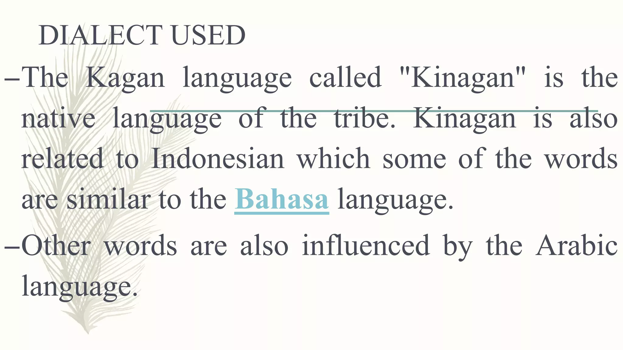 Kalagan ethnic group of the Philippines | PPTX