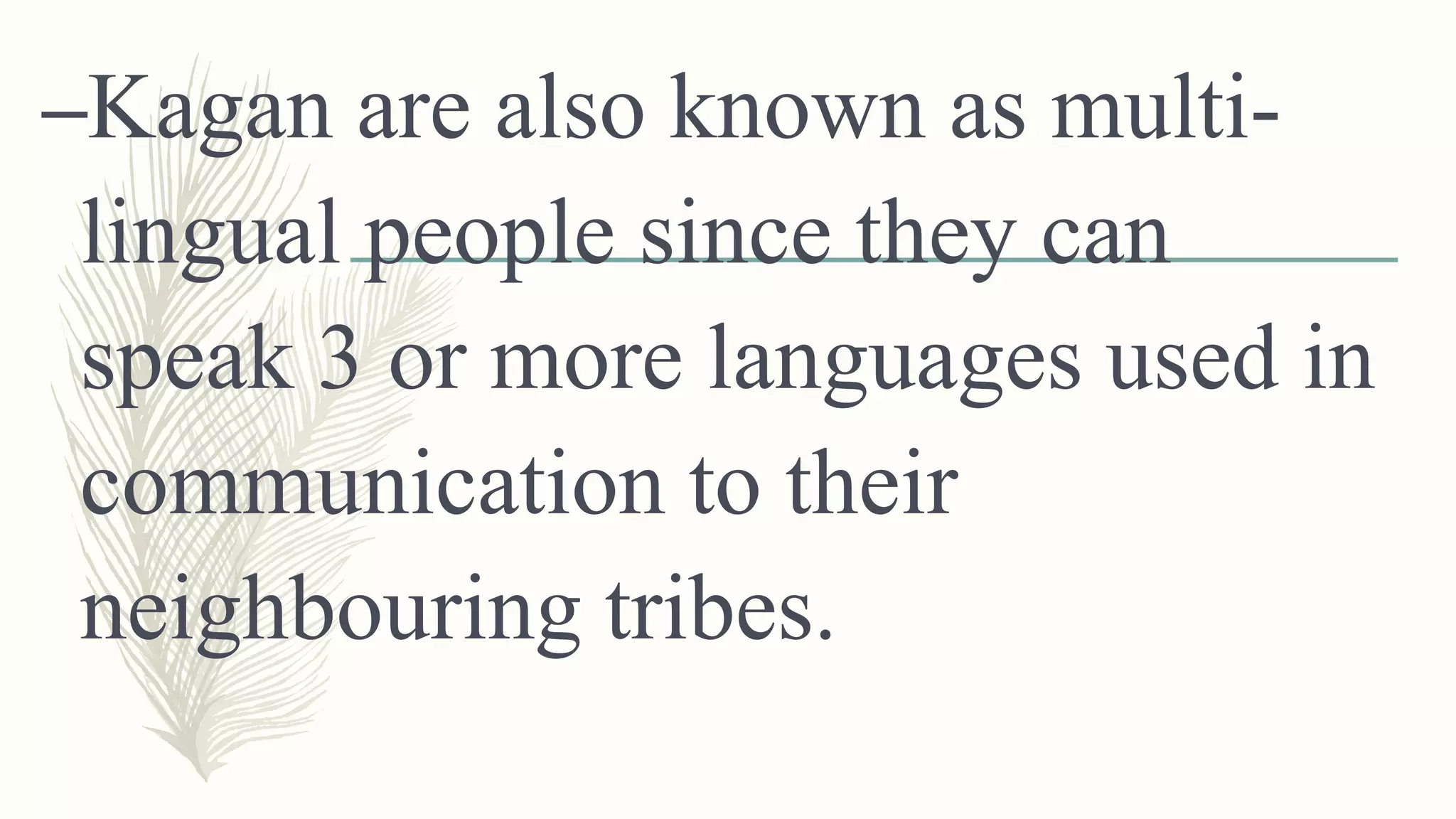 Kalagan ethnic group of the Philippines | PPTX