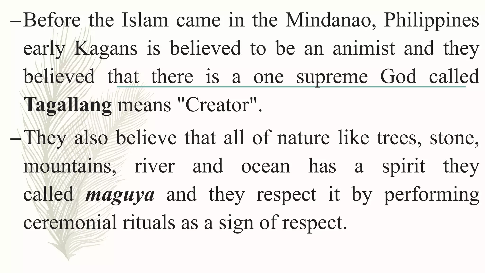 Kalagan ethnic group of the Philippines | PPTX