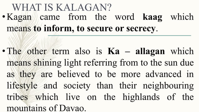 Kalagan ethnic group of the Philippines | PPTX | Islam | Religion ...