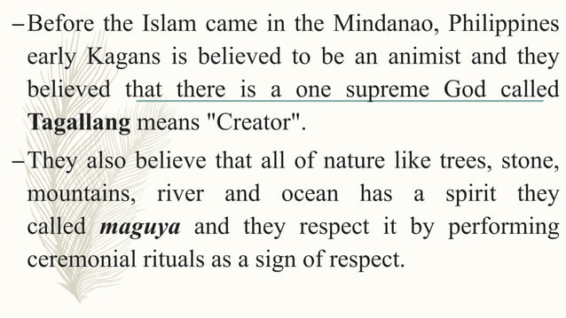 Kalagan ethnic group of the Philippines | PPTX | Islam | Religion ...