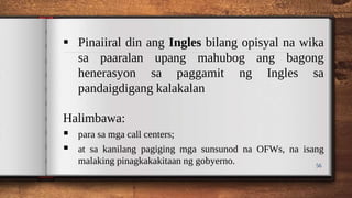 Kalagayan ng Sining at Kultura.pptx