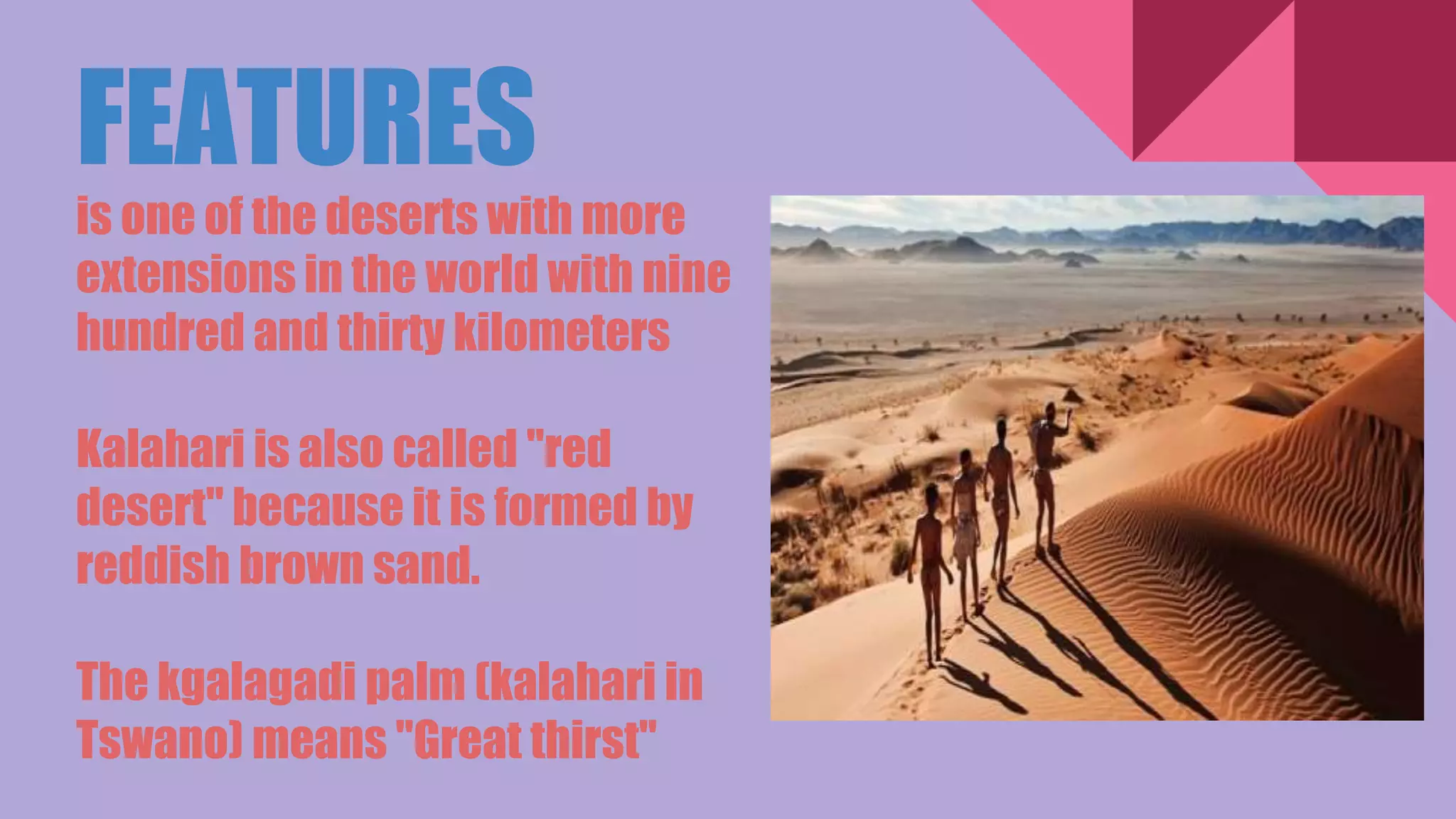 Kalahari desert | PPTX