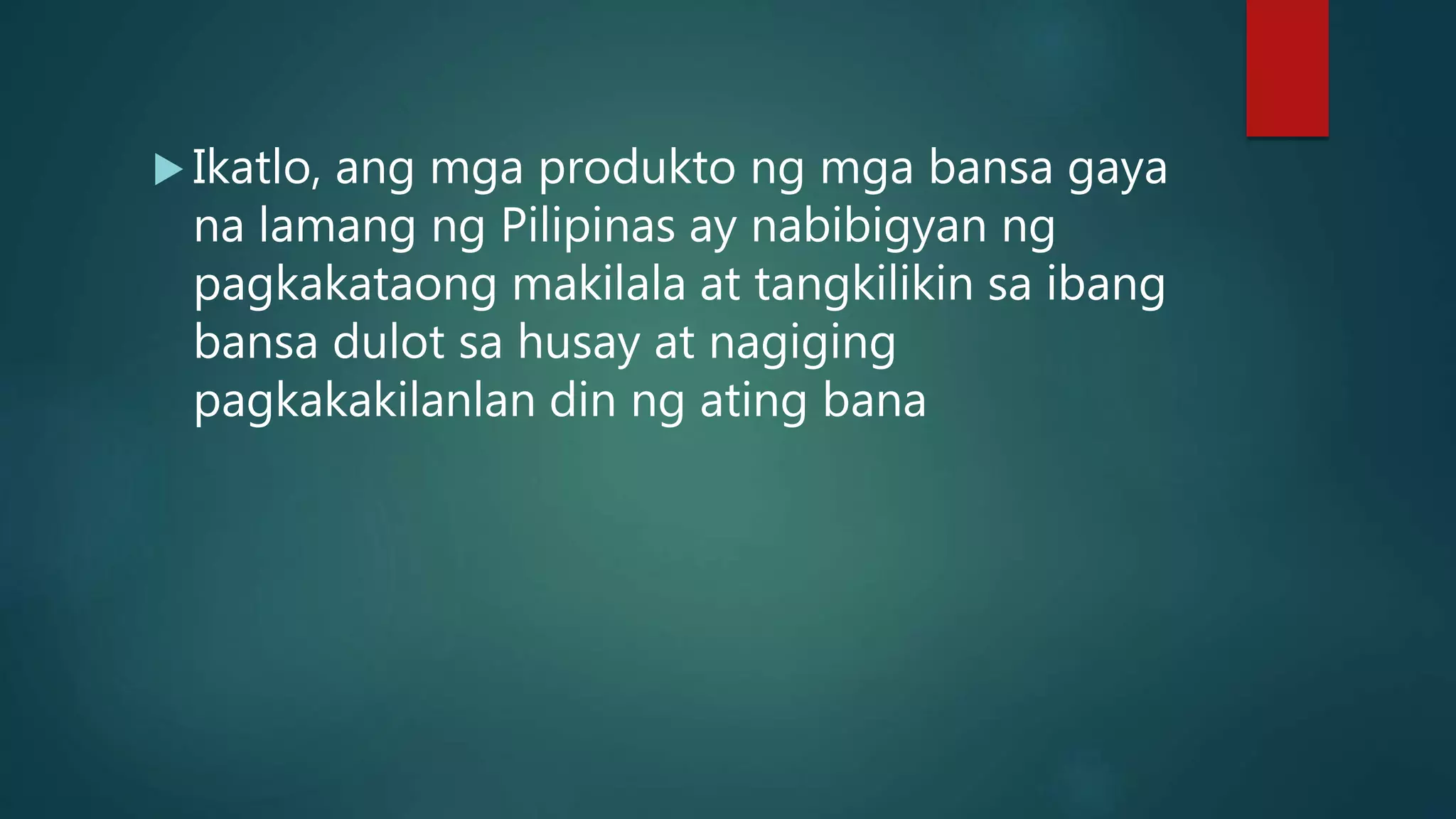 Ekonomiks 10 - Kalakalang Panlabas ng Pilipinas | PPTX