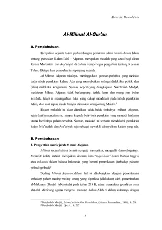 Mihnat Alquran - abrar m dawud faza | PDF