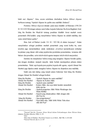 Mihnat Alquran - abrar m dawud faza | PDF