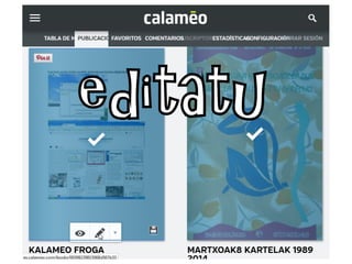 Calameo editatu... (tutorial) | PPT