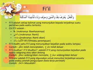 Kalam, isim, fi'il dan haraf | PPTX
