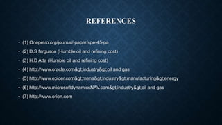 Computer Application in petroleum Industry ppt | PPTX