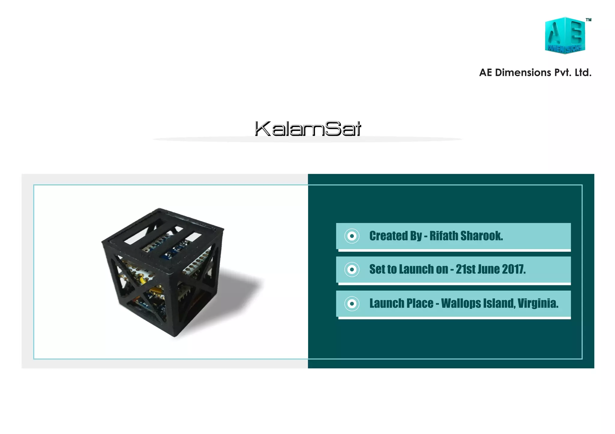 KalamSat - World's Lightest Satellite | PDF