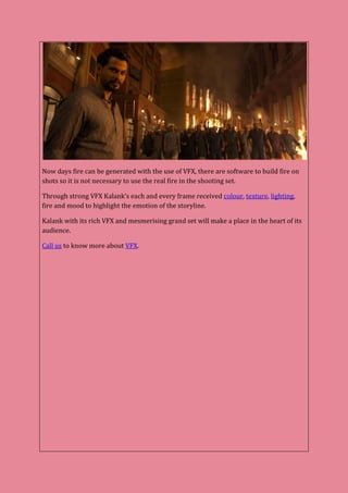 Kalank A VFX Rich Movie Know How | PDF