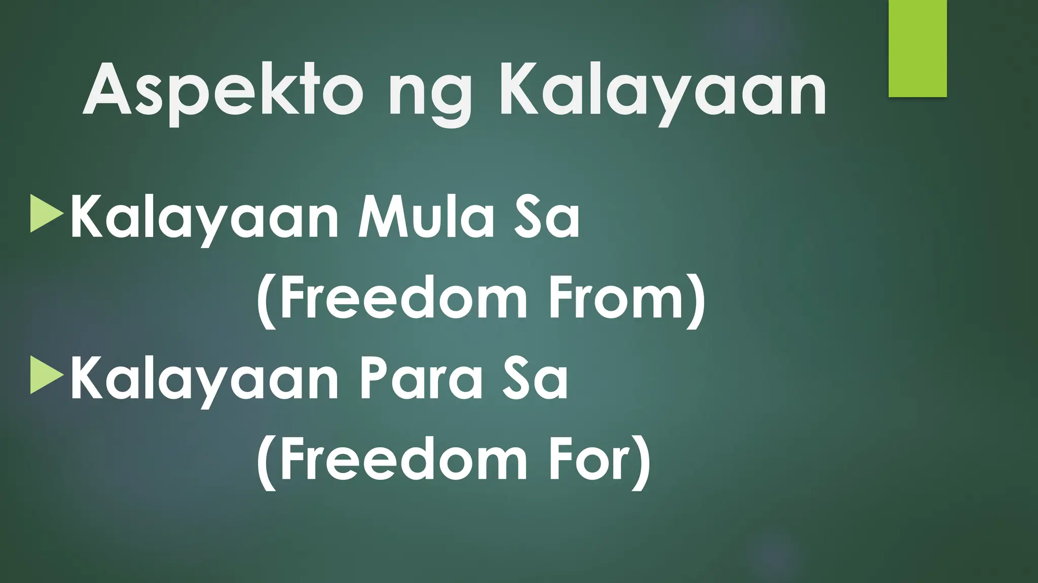 ESP 10 TUNAY NA KAHULUGAN NG kalayaan AT MGA URI NITO | PPTX