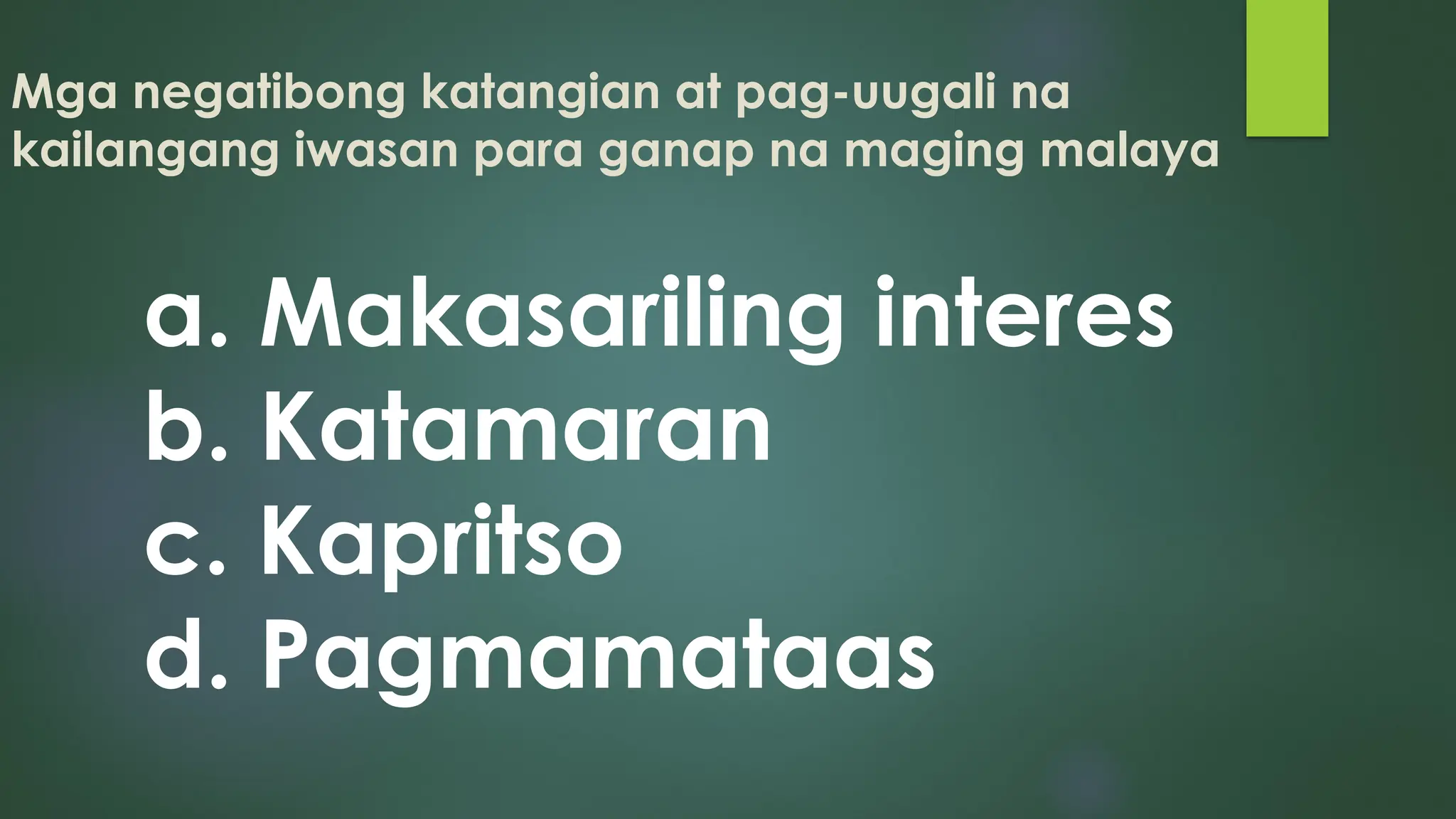 ESP 10 TUNAY NA KAHULUGAN NG kalayaan AT MGA URI NITO | PPTX