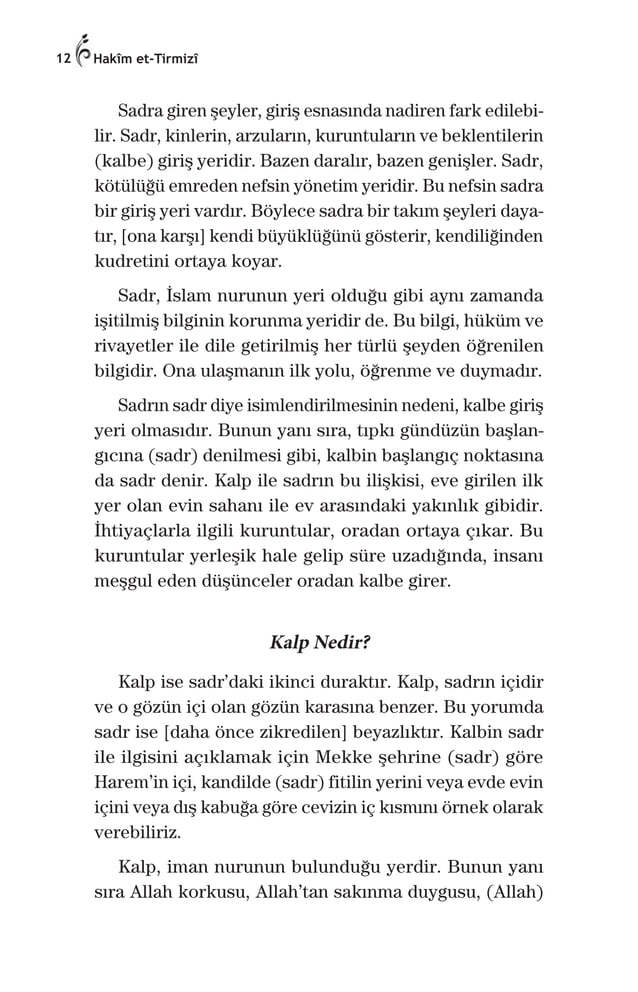 Kalbin Anlamı Hakim Tirmizi SUFİ KİTAP YAYINLARI Örnek Sayfalar.pdf