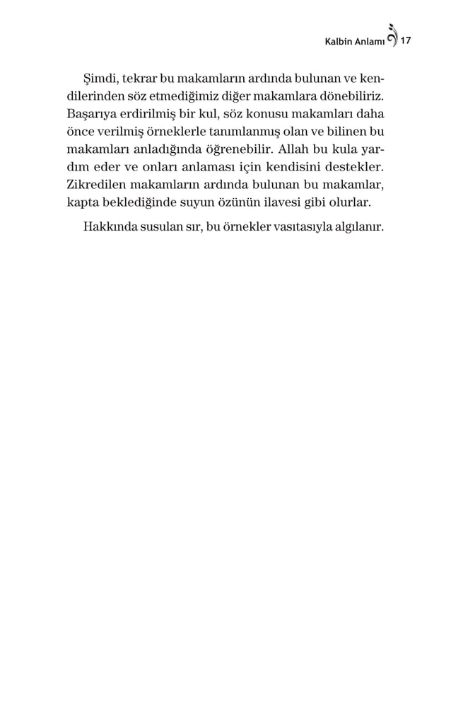 Kalbin Anlamı Hakim Tirmizi SUFİ KİTAP YAYINLARI Örnek Sayfalar.pdf