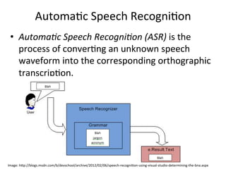 Kaldi-voice: Your personal speech recognition server using open source code | PPT