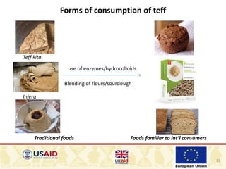 Teff: nutrient composition and health benefits | PPTX