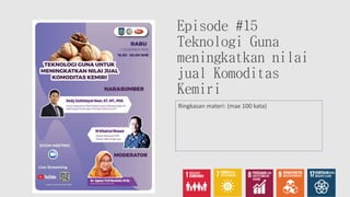 Kaleidoskop SGDs Center ITS TV Desa 2020 | PPTX
