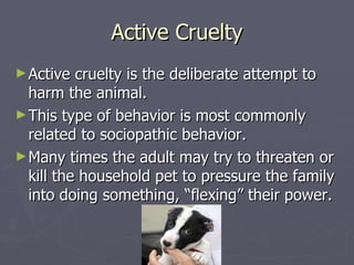 Animal Cruelty | PPT