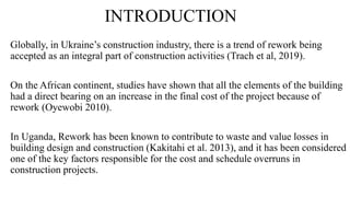 Impact of Rework on Cost and Schedule | PDF