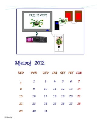 Informatički kalendar | PDF