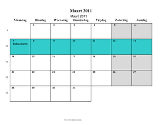 Kalender | DOC