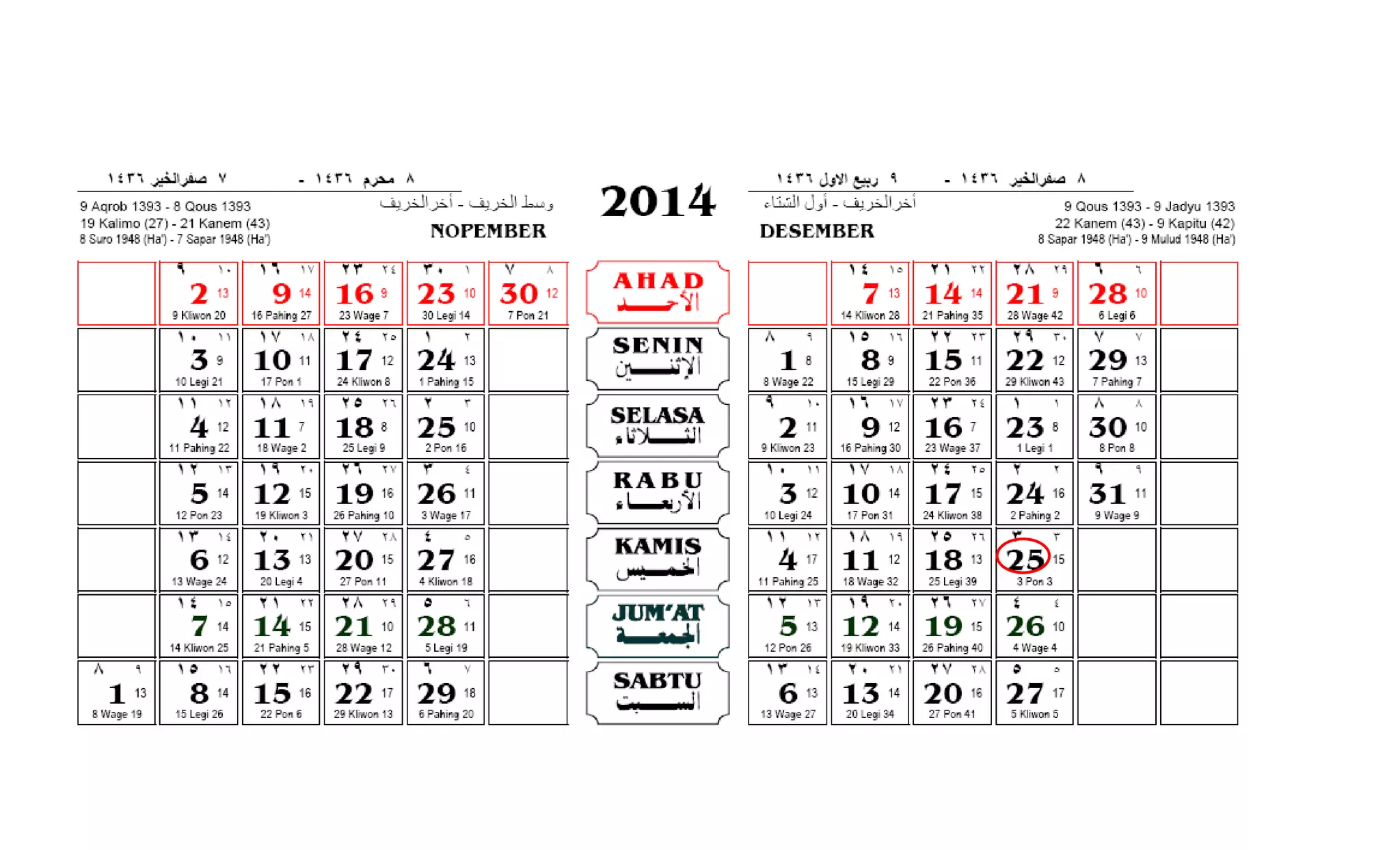 Kalender 2014 | DOC