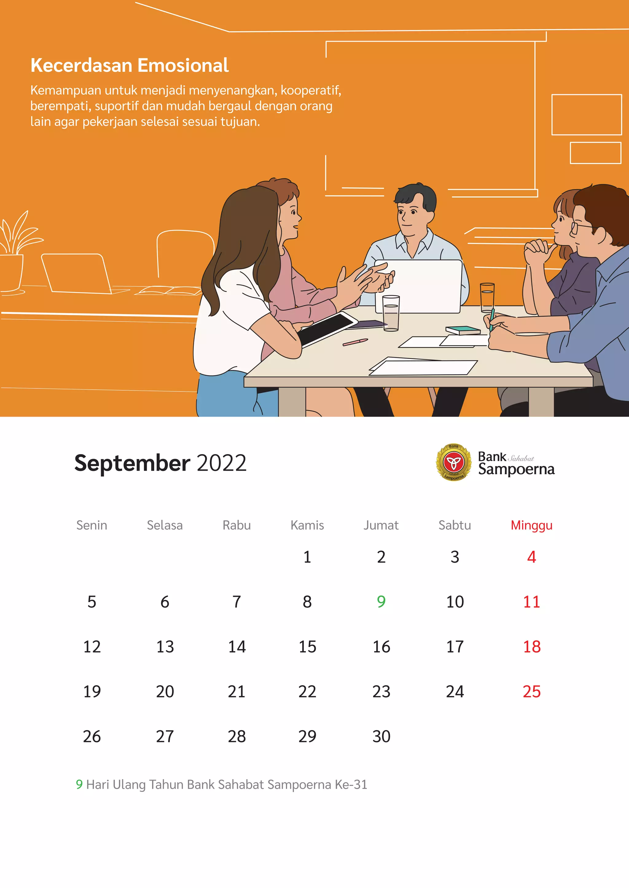 Kalender Bank Sampoerna 2022 | PDF