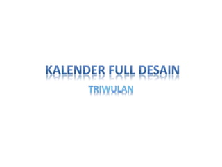 Kalender full desain | PPTX